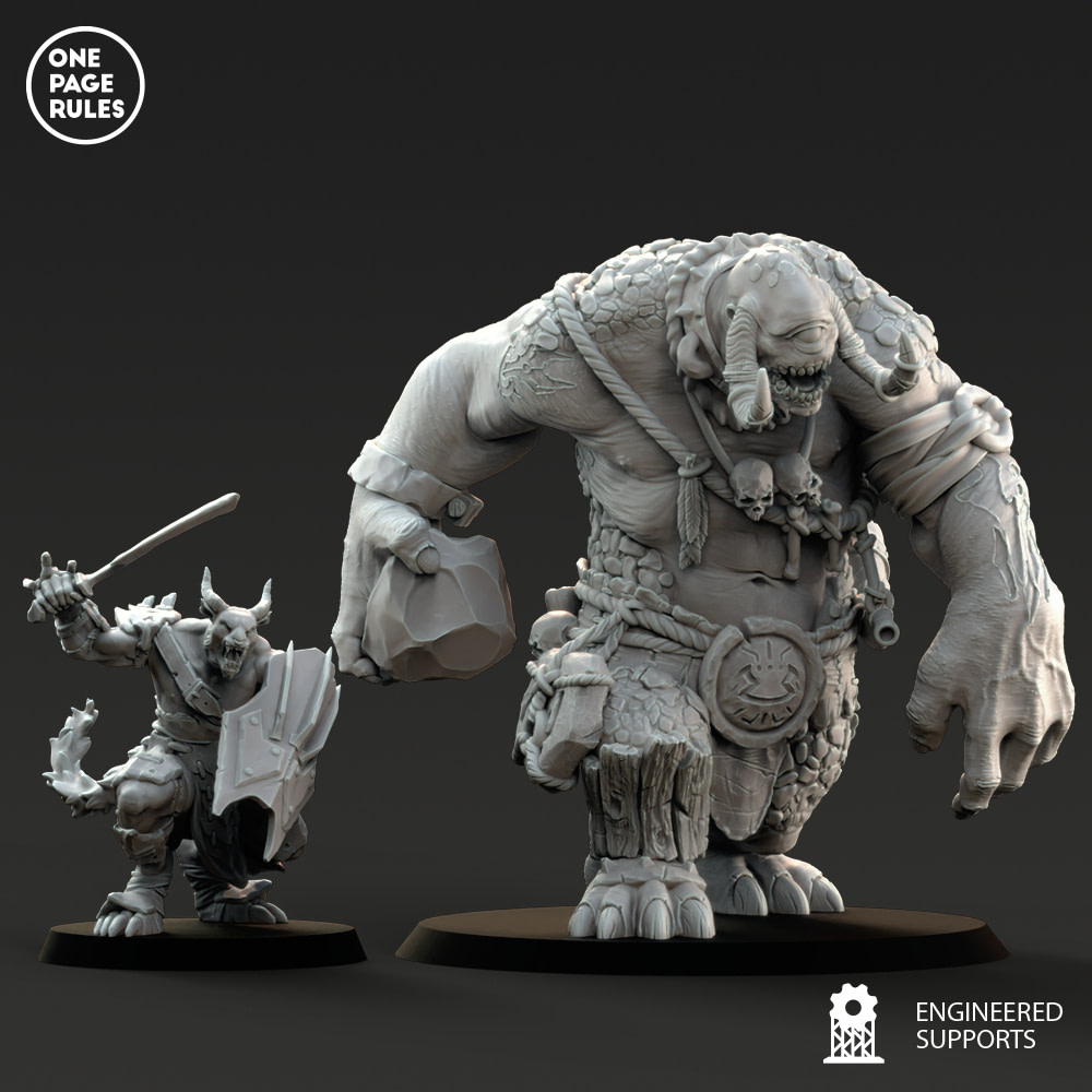 Beastmen Cyclops - Miniature 4K